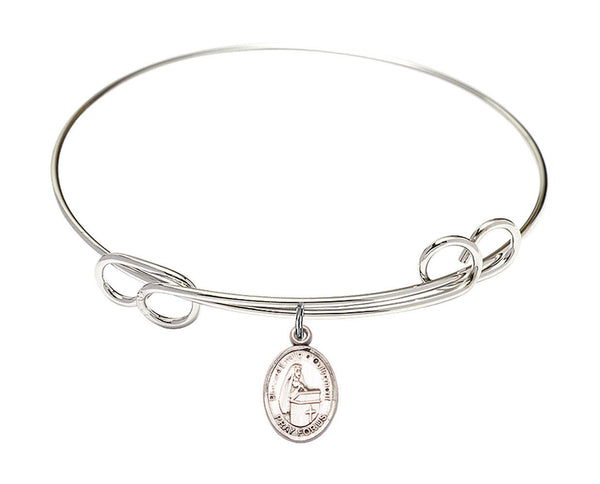 Blessed Emilie D'oultremont Double Loop Bangle Bracelet - Sterling Sil ...